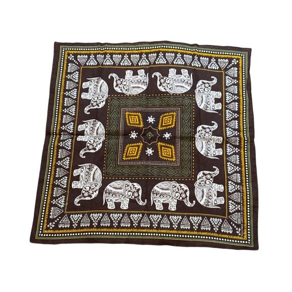 No Brand | Accessories | Newtraditional Bandana With Elephants Design ...